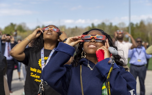 Bowie State Welcomed Community to Solar Eclipse Watch Party | Bowie State